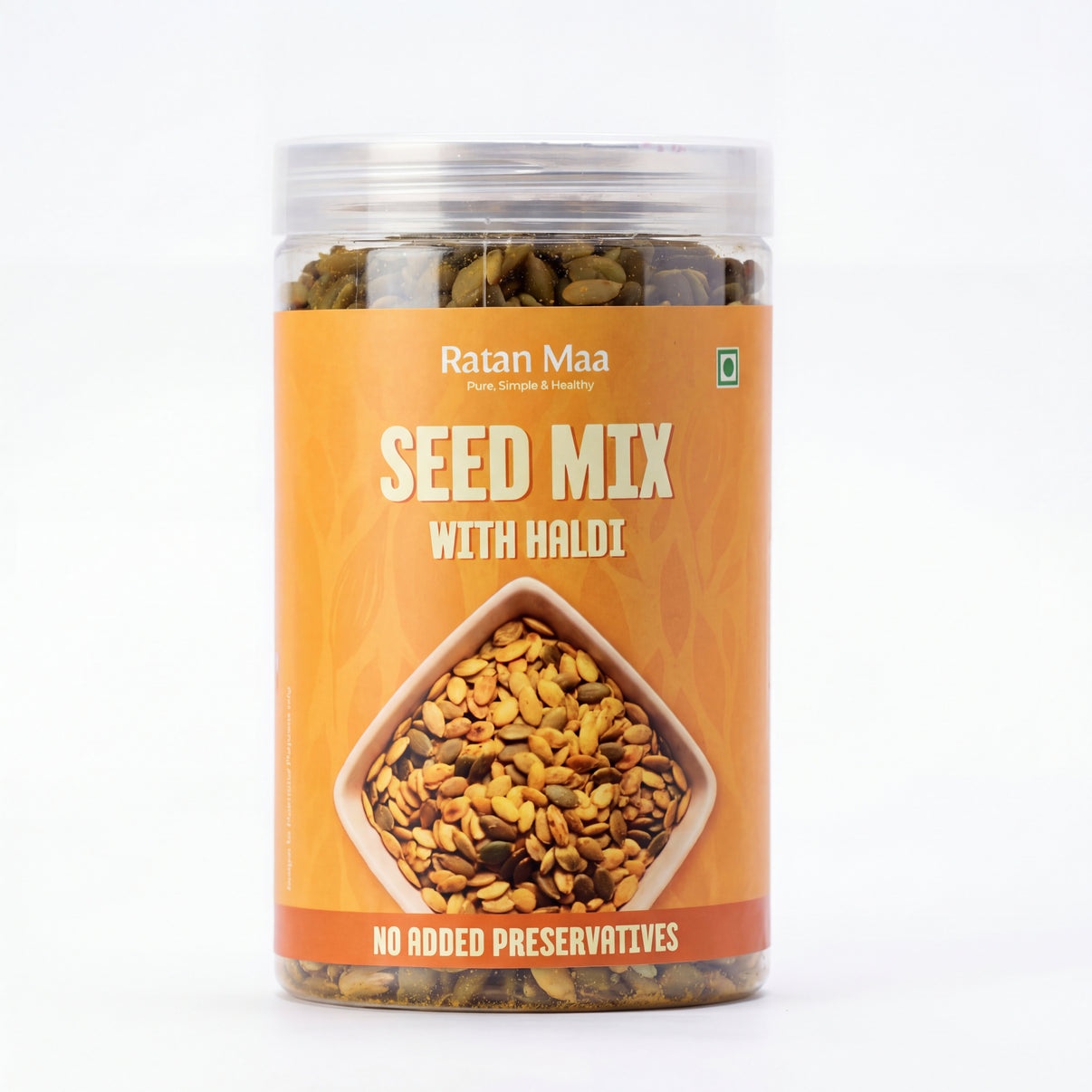 Seed Mix with Haldi (Roasted & Salted) – Ratan Maa